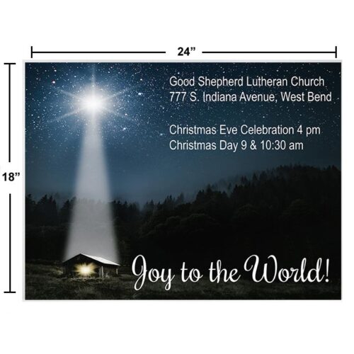 Personalized Christmas Yard Sign